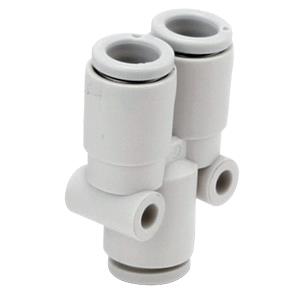 SMC Y-insteekkoppeling 10mm - SMC - Slang/slang - Techno Brabant