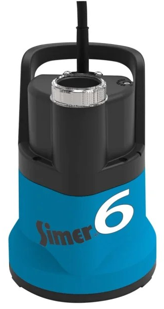 Simer 6 dompelpomp (vlakzuig) 100 l/min - Simer - Dompelpompen - Techno ...